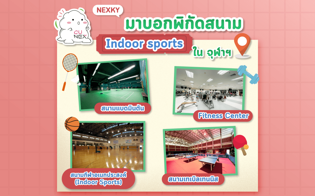 Location of indoor sports facilities at Chulalongkorn University – CU ...